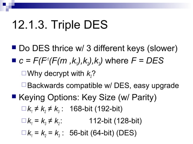 12 symmetric key cryptography | PPT