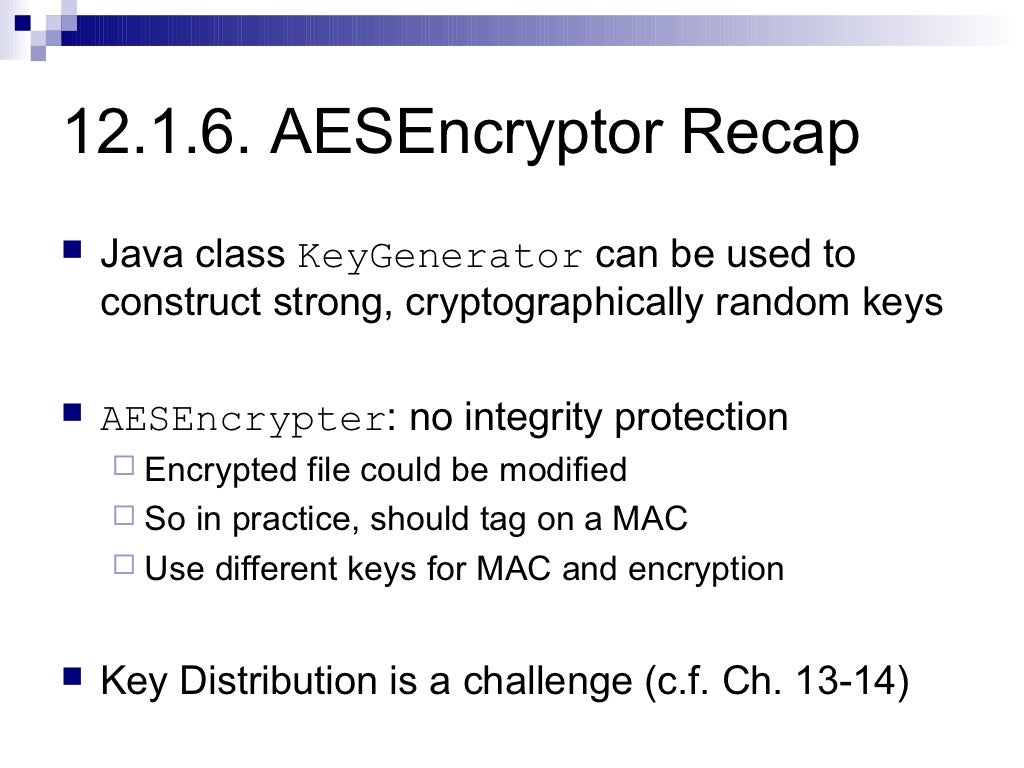 12 symmetric key cryptography