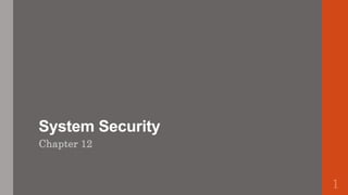 12 - System Security in Red Hat | PPT