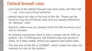 12 - System Security in Red Hat | PPT