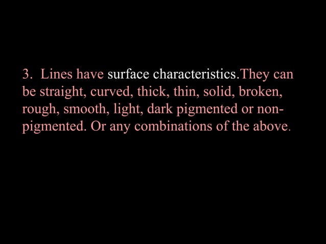 12 the visual elements -line | PPT