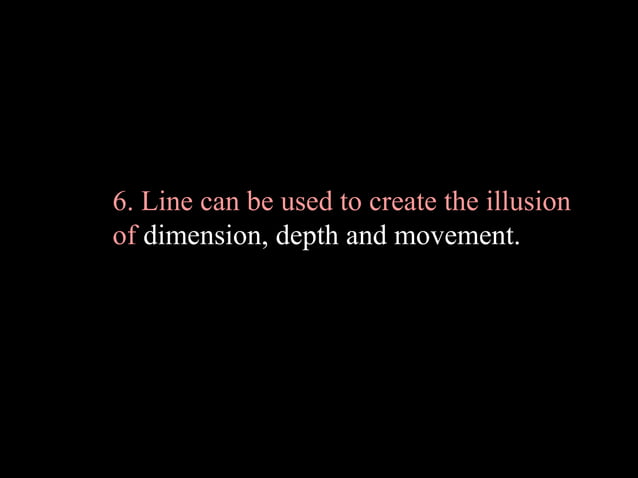12 the visual elements -line | PPT