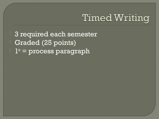 12. timed writing, sentence types, descriptive writing | PPT