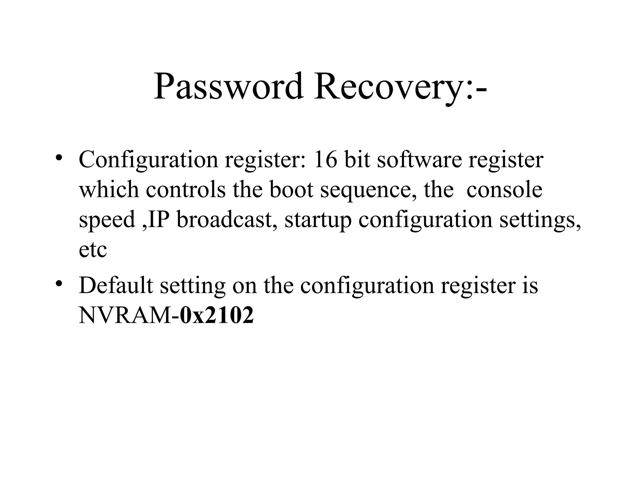 CCNA- part 12 troubleshoot | PPT | Operating Systems | Computer Software and Applications