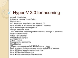 The role of hyper-v in nist model | PPT