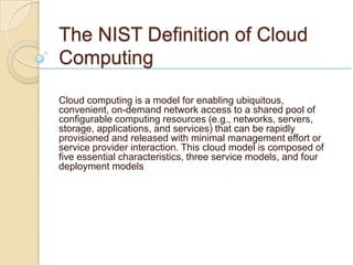 The role of hyper-v in nist model | PPT