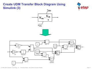 ETAP - udm - User-Defined Dynamic Models | PDF