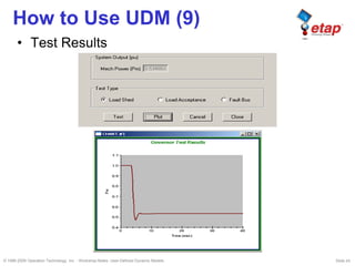 ETAP - udm - User-Defined Dynamic Models | PDF