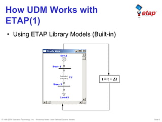 ETAP - udm - User-Defined Dynamic Models | PDF