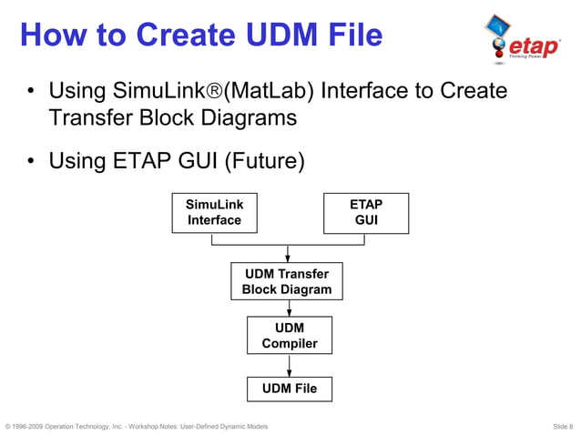 ETAP - udm - User-Defined Dynamic Models | PDF | Computer Software and Applications | Computing