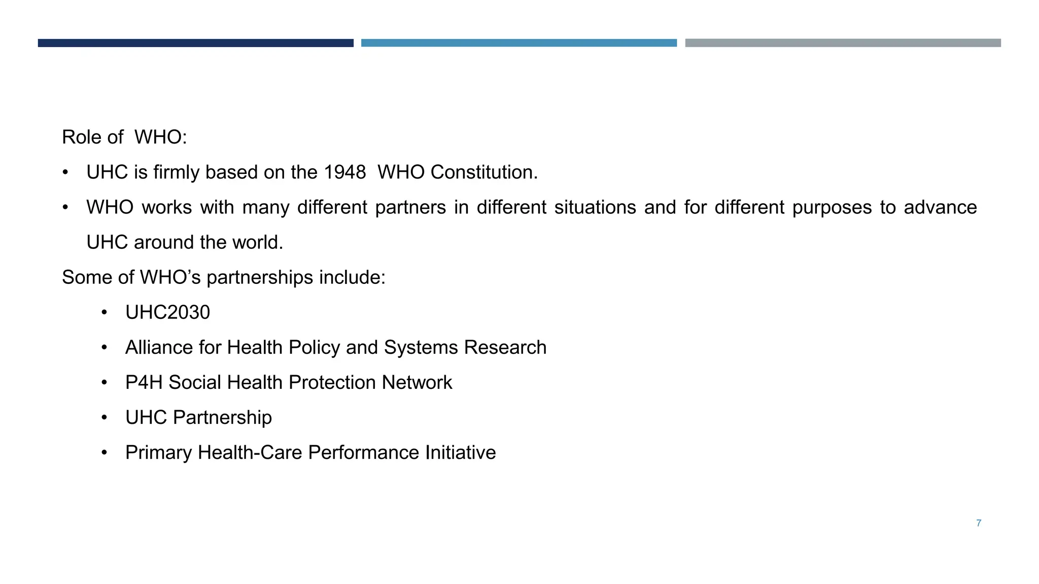 UNIVERSAL HEALTH CARE | PPTX