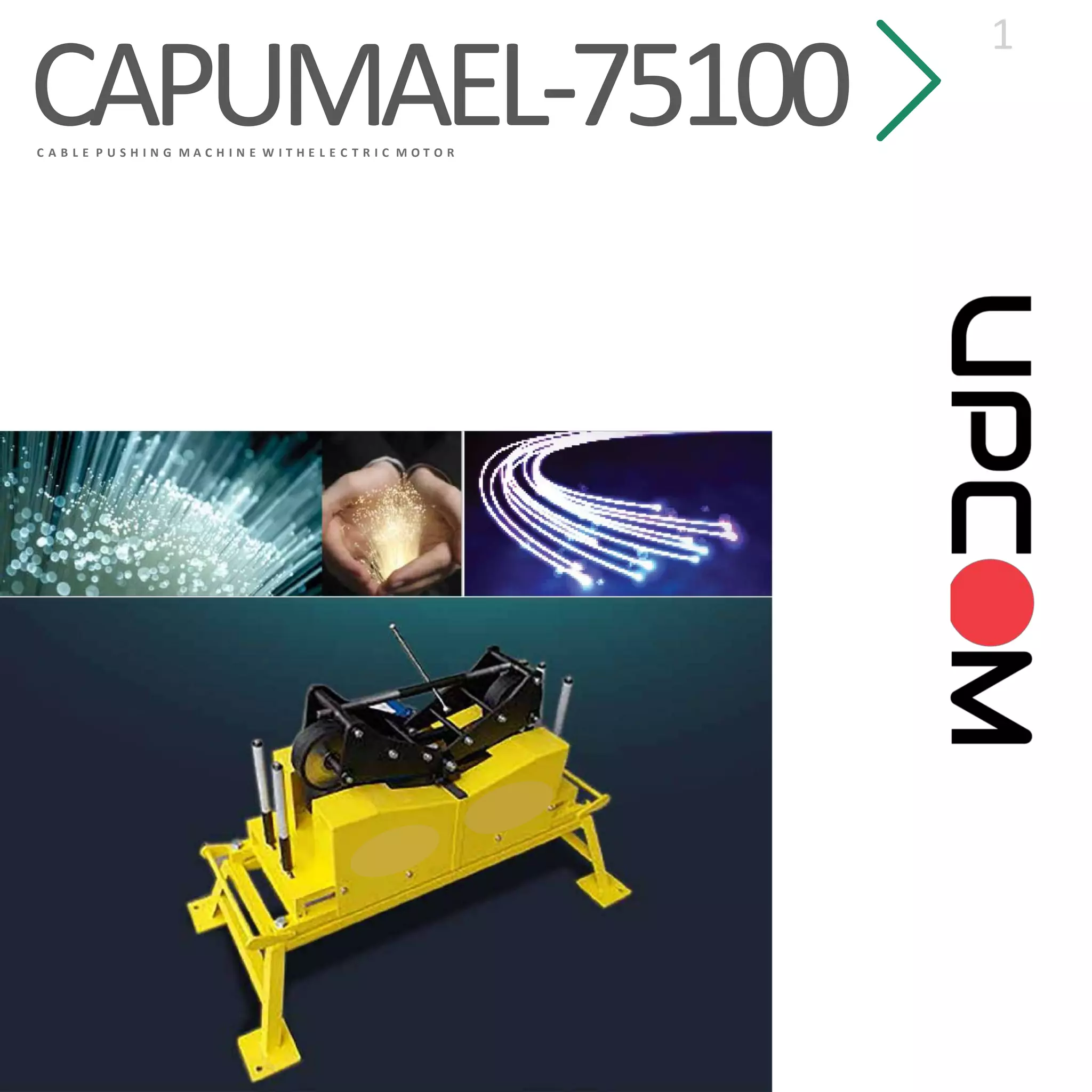 Cable Pushing Machine | PDF