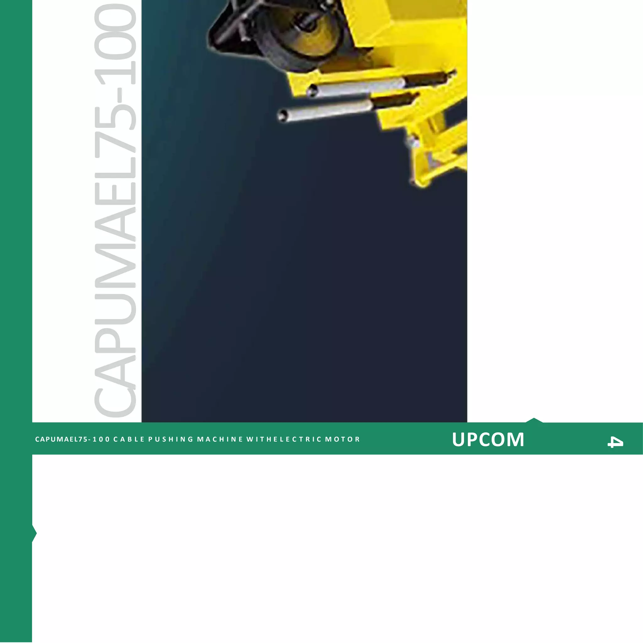 Cable Pushing Machine | PDF