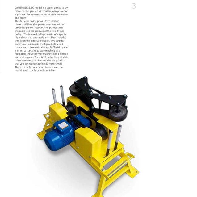 Cable Pushing Machine | PDF