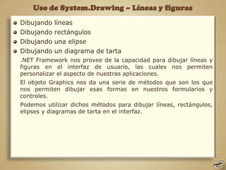 Framework .NET 3.5 12 Uso de system.drawing | PPTX