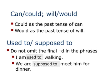 12-Verb --tense -English present , past, | PPT