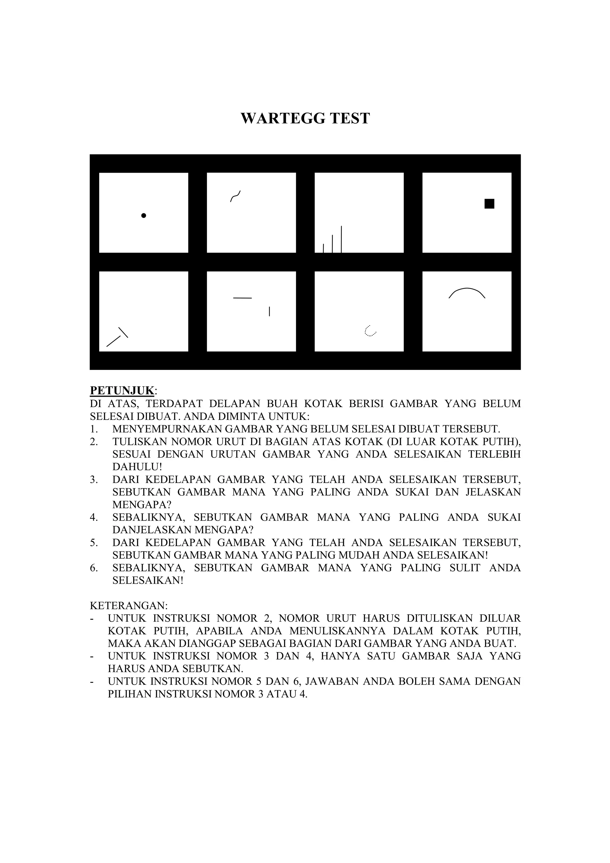wartegg test | PDF