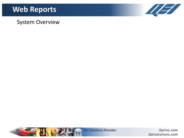 QEI SCADA Web Reporting | PPTX