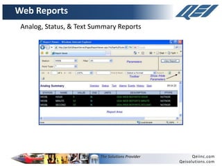 QEI SCADA Web Reporting | PPTX
