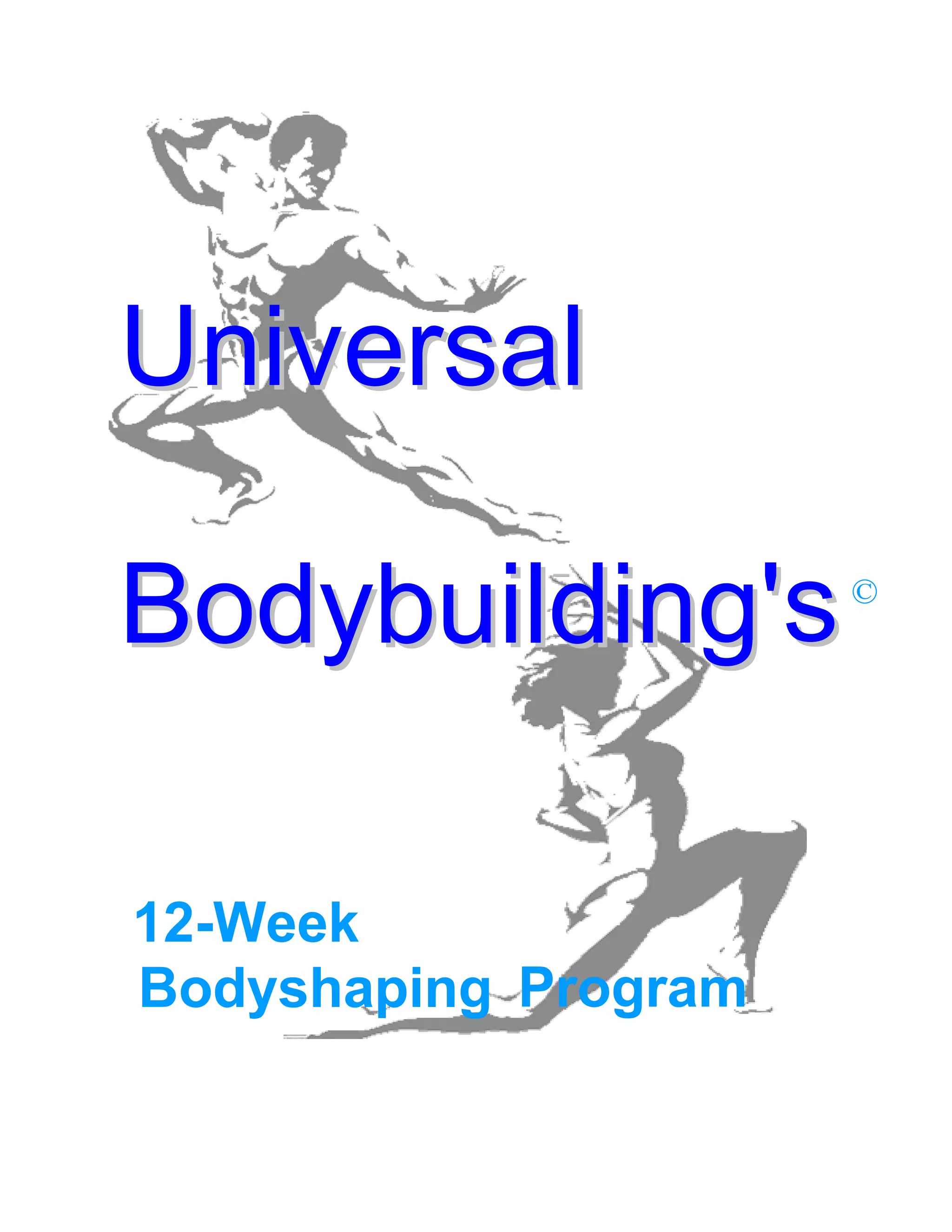 12 week body-building_course_for_men_and_women | PDF
