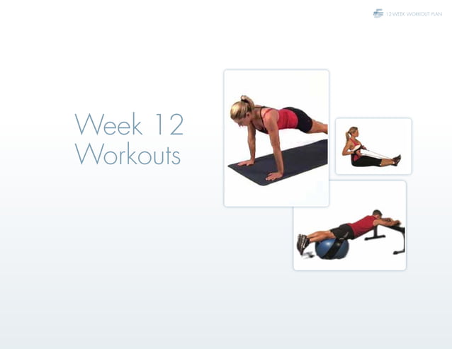 12-WEEK WORKOUT PLAN | PPT