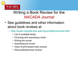 Writing-for-nacada | PPT