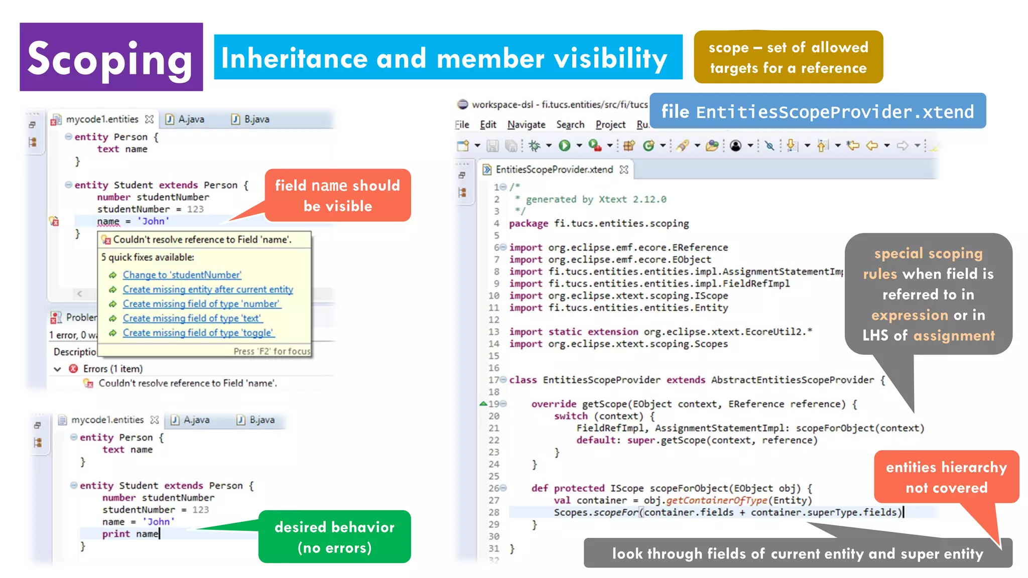 Xtext: type checking and scoping | PDF