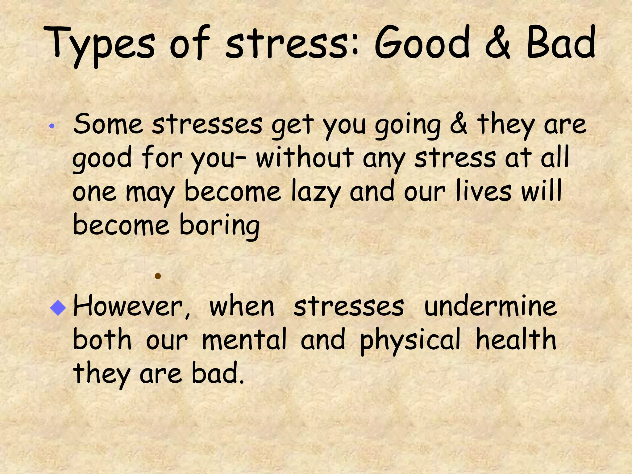 120. causes and effects of stress | PPTX
