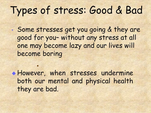 120. causes and effects of stress | PPTX