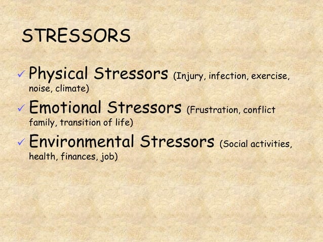 120. causes and effects of stress | PPTX
