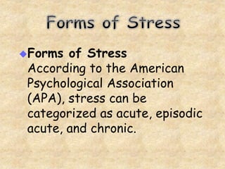 120. causes and effects of stress | PPTX