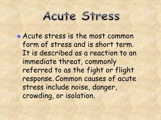 120. causes and effects of stress | PPTX