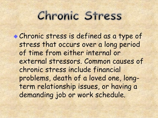 120. causes and effects of stress | PPTX