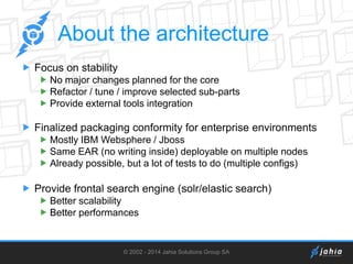 JahiaOne - Roadmap | PPT