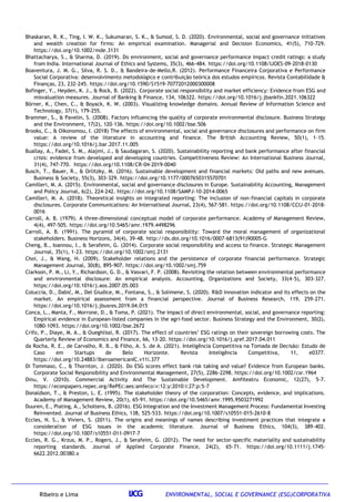 Environmental, Social and Governance (ESG): Mapeamento e Análise de ...