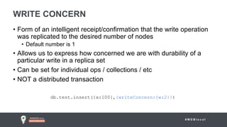 ReadConcern and WriteConcern | PPT