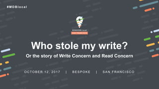 ReadConcern and WriteConcern | PPT