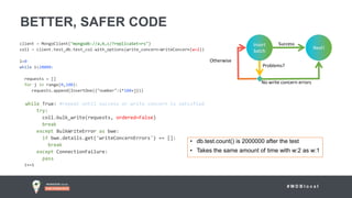 ReadConcern and WriteConcern | PPT