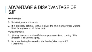 Shortest Job First | PPTX