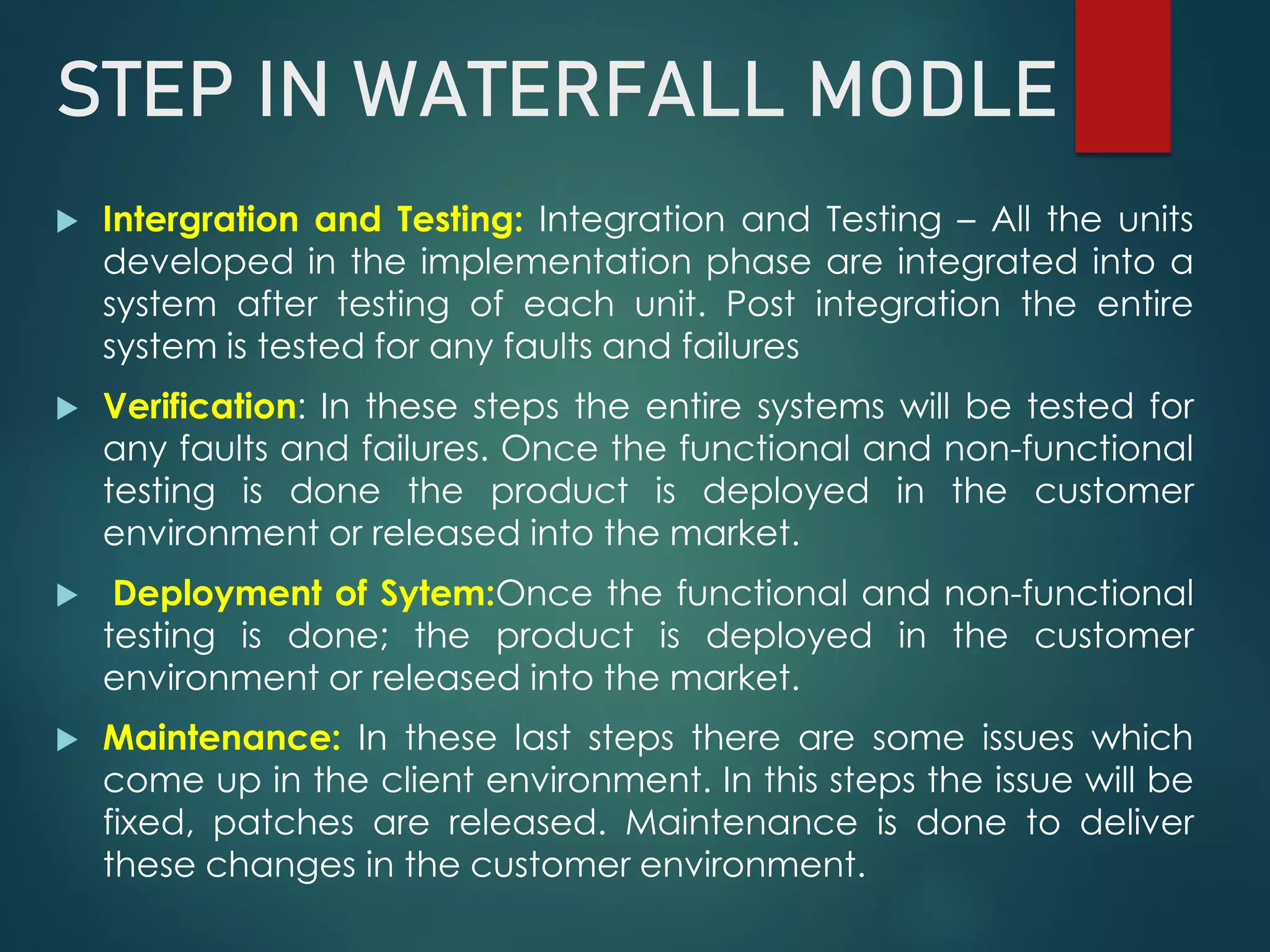 Waterfall model | PDF