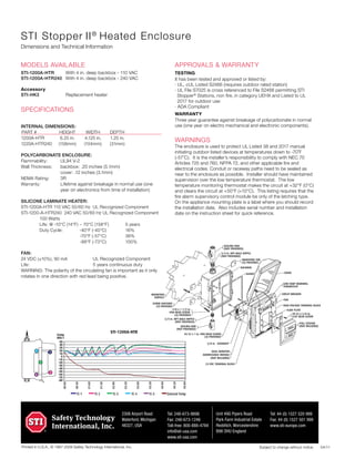 STI 1200A-HTR Data Sheet | PDF