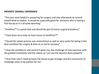 Patient-centric technology moves surgical care beyond the hospital ...