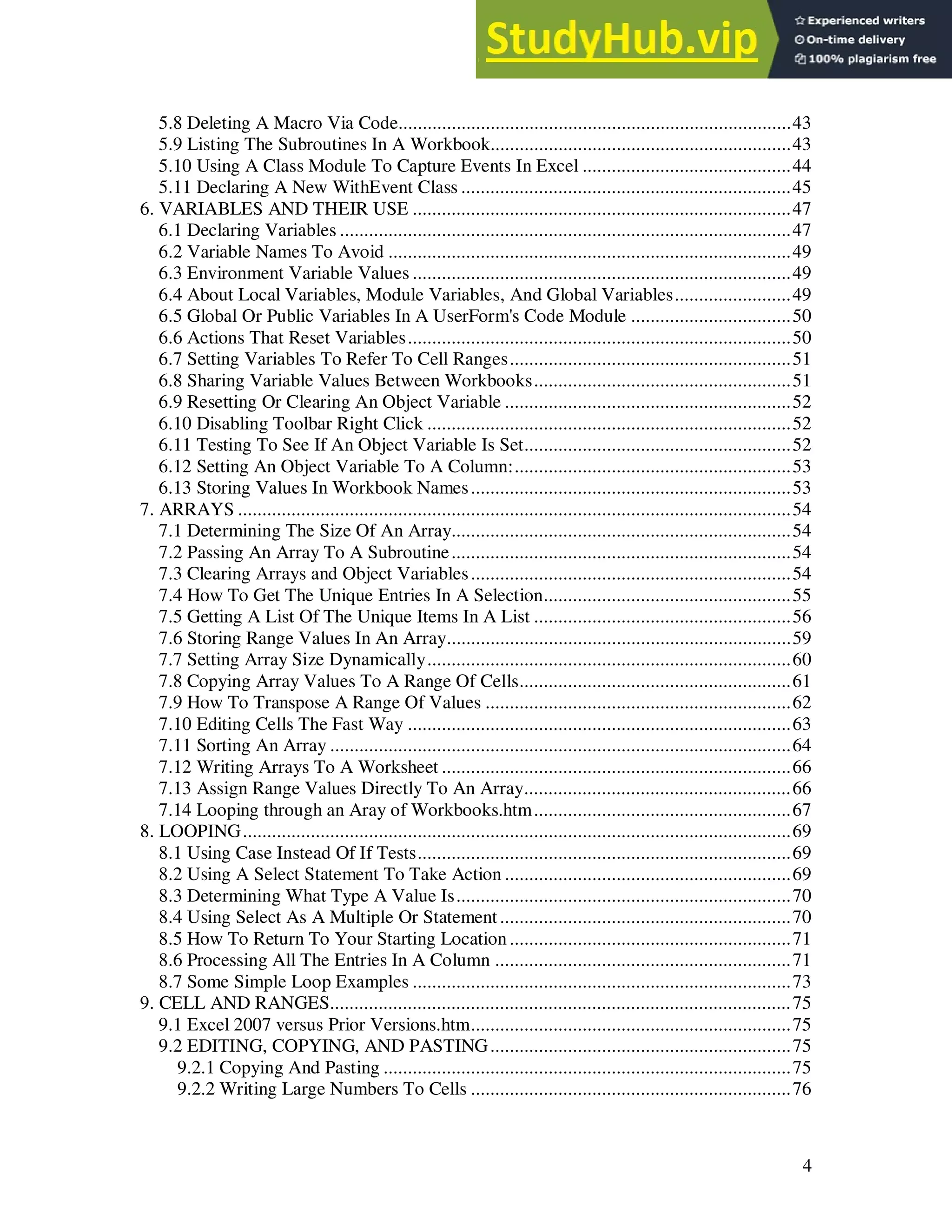 1200 Visual Basic Macro Examples | PDF