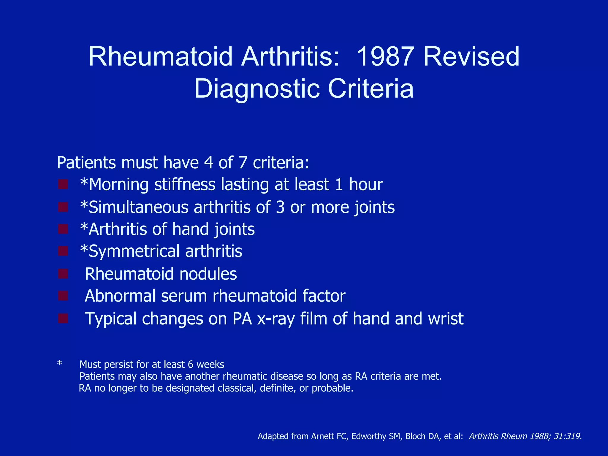 12.01.08(a): Rheumatoid Arthritis/Pathogenesis and Clinical ...