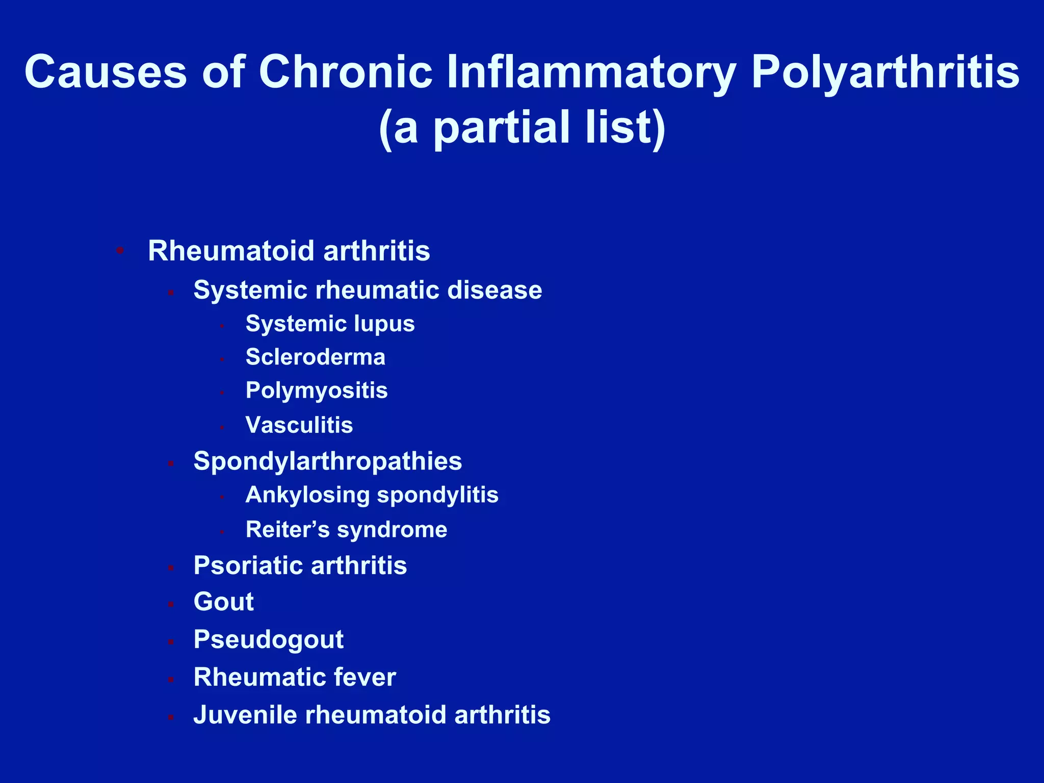 12.01.08(a): Rheumatoid Arthritis/Pathogenesis and Clinical ...