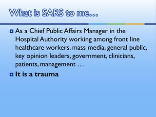 120130 the sars experience | PPT