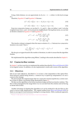 Improving Horn and Schunck’s Optical Flow Algorithm | PDF