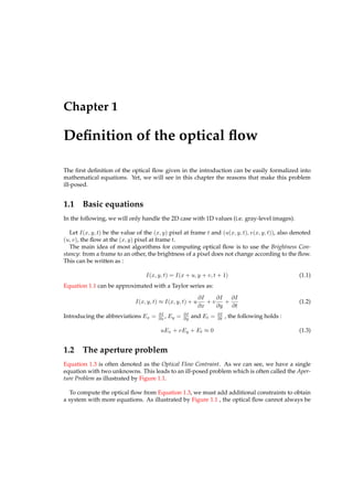 Improving Horn and Schunck’s Optical Flow Algorithm | PDF