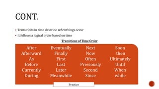 1202. transitions & thought patterns | PPT