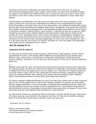 TWELFTH NIGHT: NOTES AND ANALYSIS | DOC